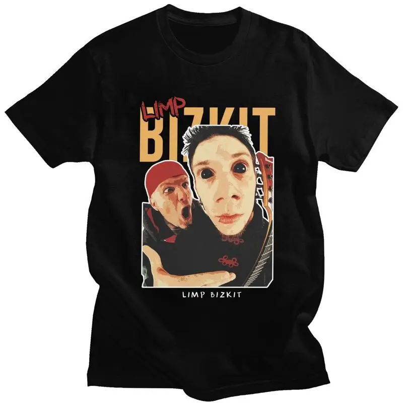 Custom Men's Bizkits Heavy Metal Rap Limp T Shirt Short Sleeves Cotton ...