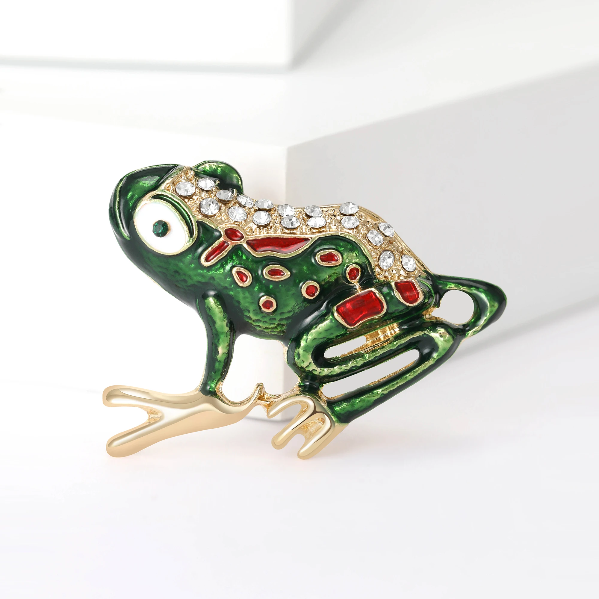 Enamel-Frog-Brooches-for-Women-Unisex-Animal-Pins-Casual-Party ...