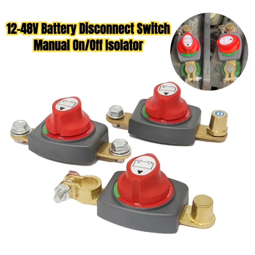 Battery Shut Off Switch 12v Top Post - 275A 12-48V Cut Off Switch For ...