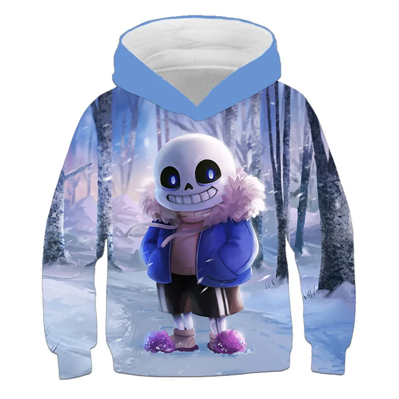 Hoodies 3d Print Hot Game Undertale Sans Sweatshirts Boys Girls Unisex ...