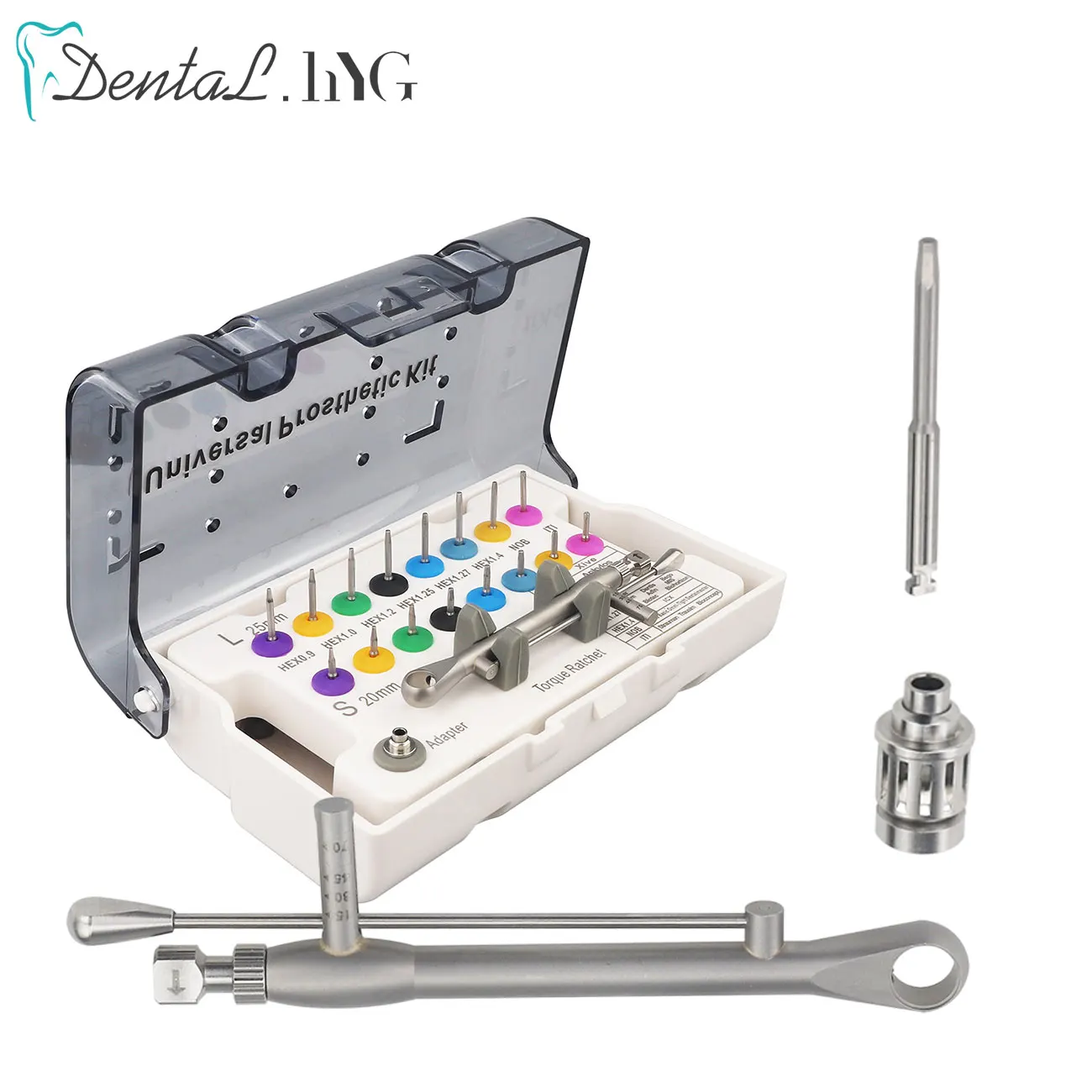 Kit de prótesis Universal para implante Dental, con llave dinamométrica ...