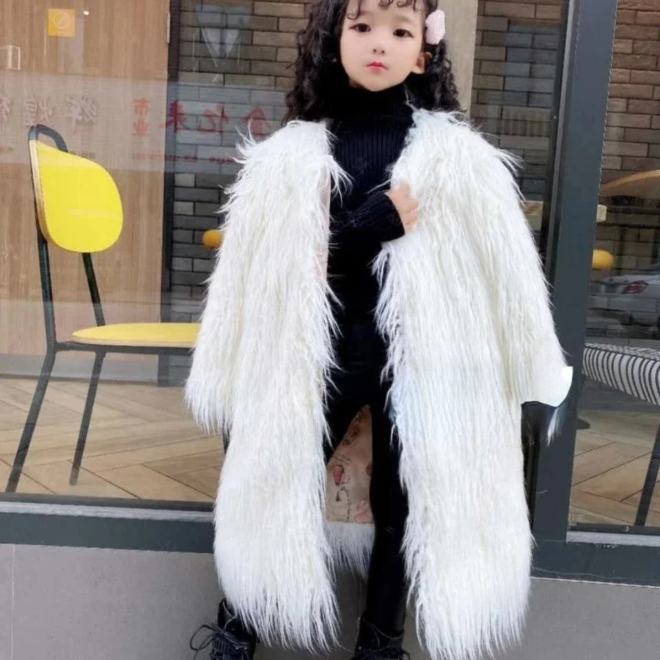 Girls-Faux-Fur-Coat-2024-Fashion-Winter-Warm-Jacket-Tops-for-Girls ...