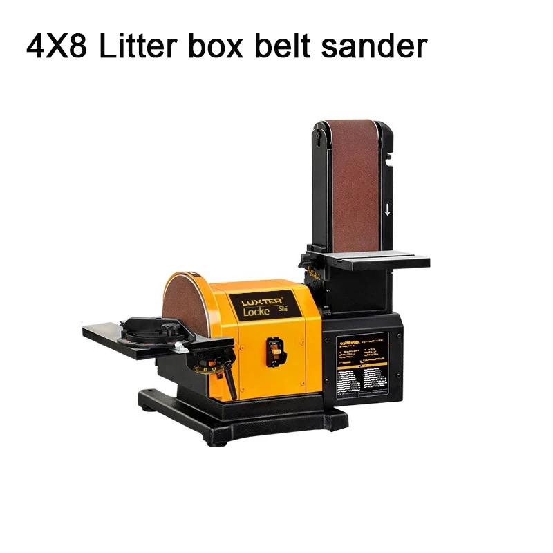 220V-High-Power-Abrasive-Belt-Sanding-Machine-Sandpaper-Polishing ...