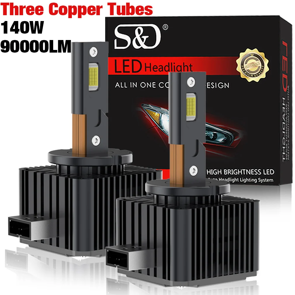 90000LM D3S Led Headlight D1S Canbus Bulbs CSP D2S D5S D4S D8S Led 140W ...
