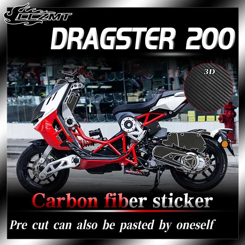 For-ITALJET-Dragster-200-stickers-3D-carbon-fiber-protective-stickers ...