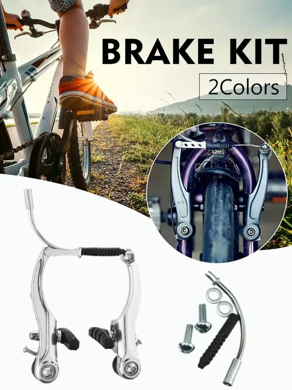Bike-Brakes-Set-Universal-Front-And-Rear-Brakes-Kit-2-Pairs-V-Brake-Set ...