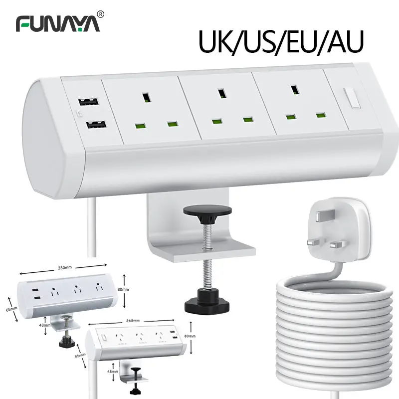 Table-Power-Clip-Sockets-13A-3-Outlets-2-USB-US-EU-UK-AU-AC110V-220V ...