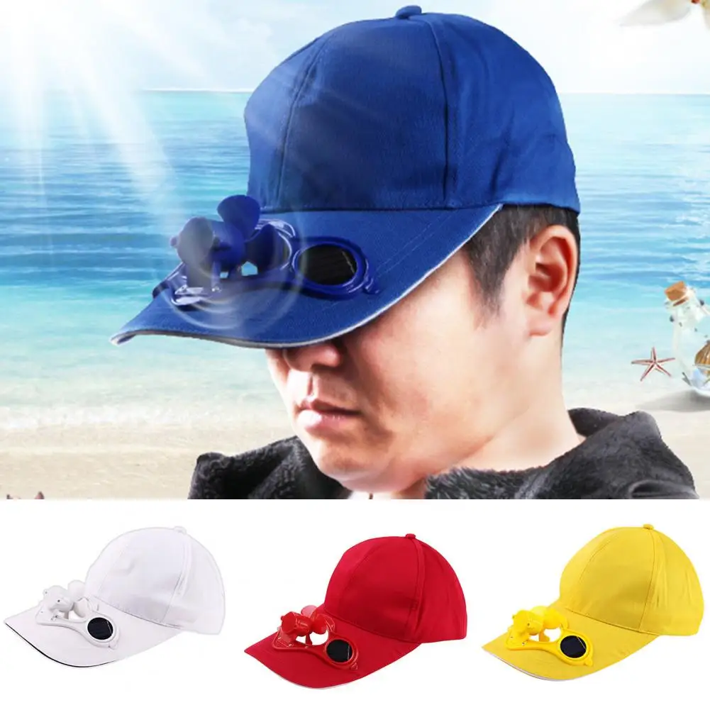Sports-Hat-Adjustable-Protection-Solar-Powered-Fan-Summer-Outdoor ...