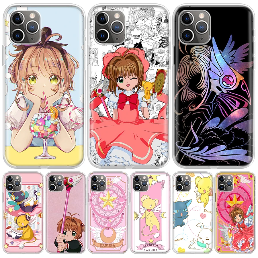 Sakura CardCaptor Anime para iPhone, 11, 13, 14 Pro Max, 12 Mini, X, XS ...