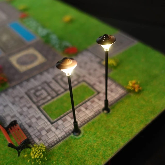 Handlan Railroad Lantern 20x LED Street Lanterns For HO/OO Model ...