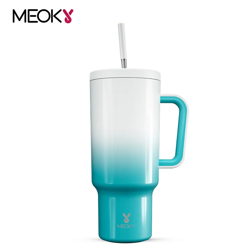 Meoky-40oz-Handle-Blue-White-Gradient-Cup-Stainless-Steel-Tumbler-Water-Bottle-Leak-Proof-Double ...