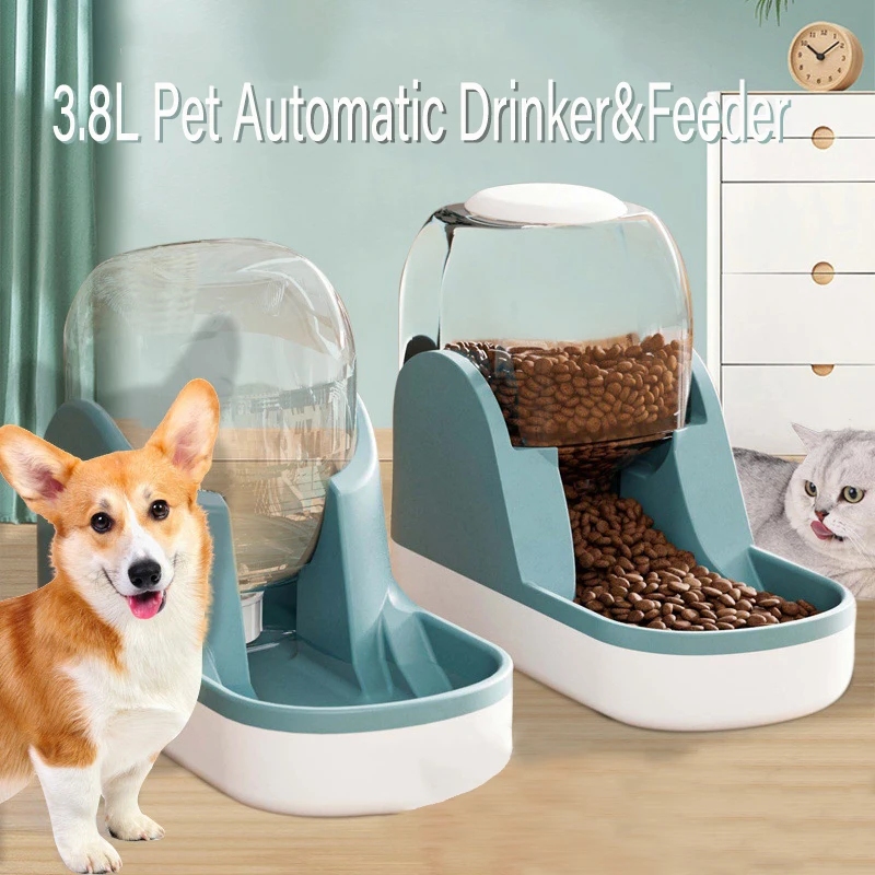 3-8L-Pet-Dog-Automatic-Drinking-Waterer-Large-Capacity-Cat-Auto-Feeder ...