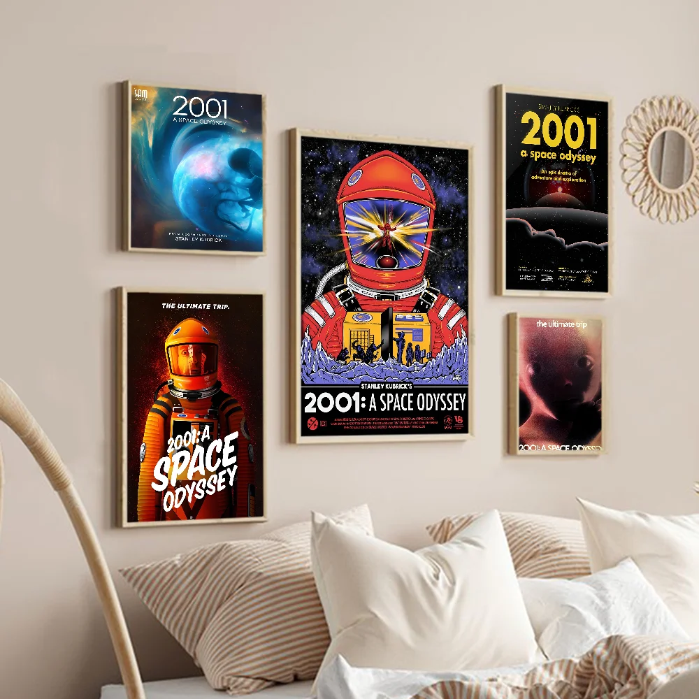 2001-A-Space-Odyssey-Movie-Sticky-Posters-Vintage-Room-Home-Bar-Cafe ...