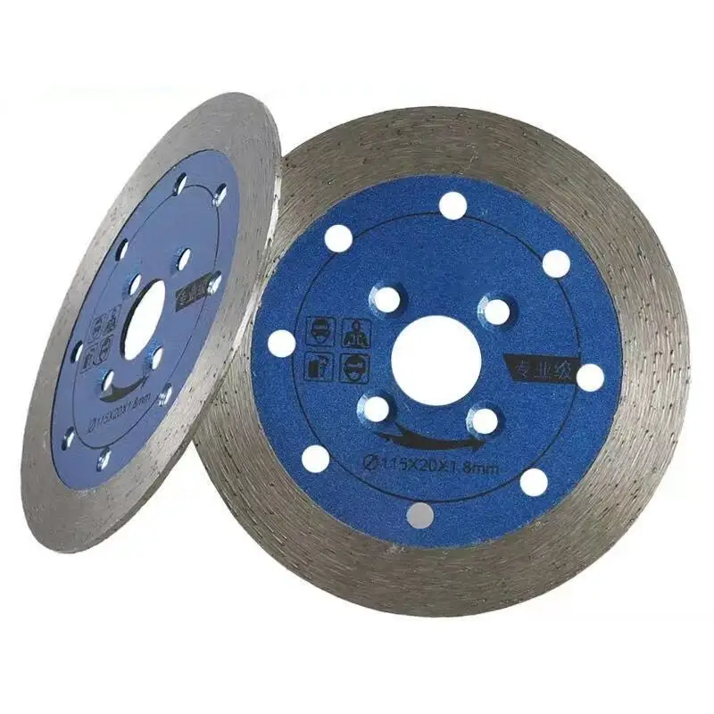 Continuous Rim Diamond Saw Blade 115mm Cutting Gringding Discs for Ceramic Porcelain Tile ...