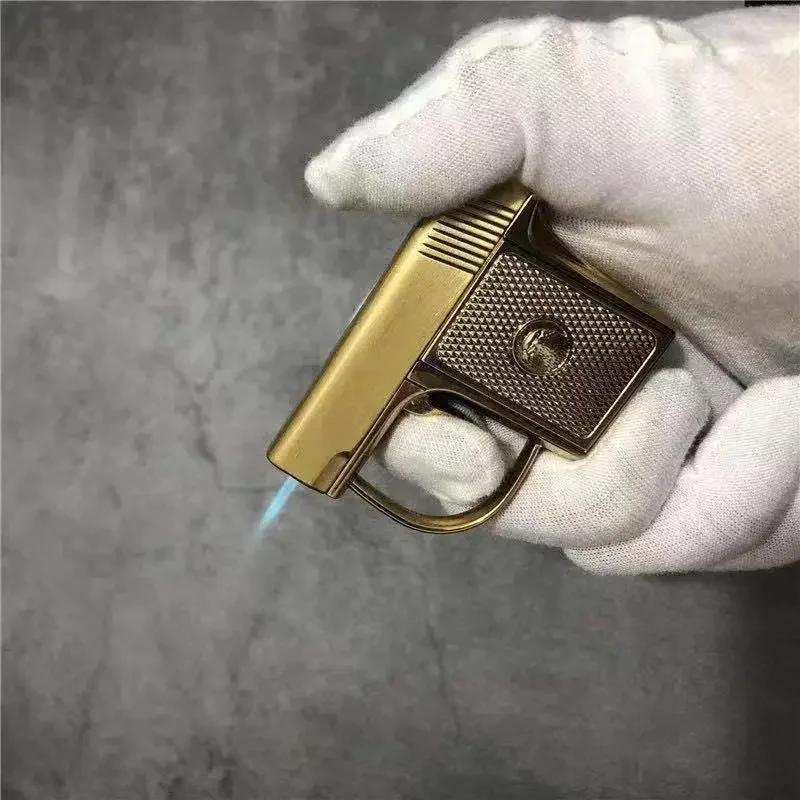 Aomai Military Gun Model Metal Portable Gun Lighter Torch Windproof ...