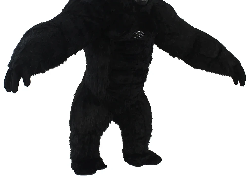Real Life Inflatable Gorilla Costume Full Mascot Suit Giant Adult Fur ...