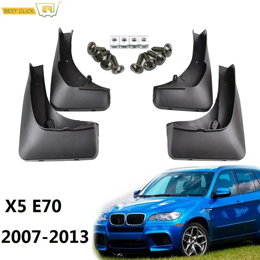 Set Mud Flaps Splash Guards For BMW X5 E70 2007 2008 2009 2010 2011 ...