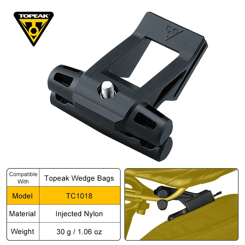 Topeak TC1018 Tail Bag Buckle Compatible With Topeak Wedge Bags Bag ...