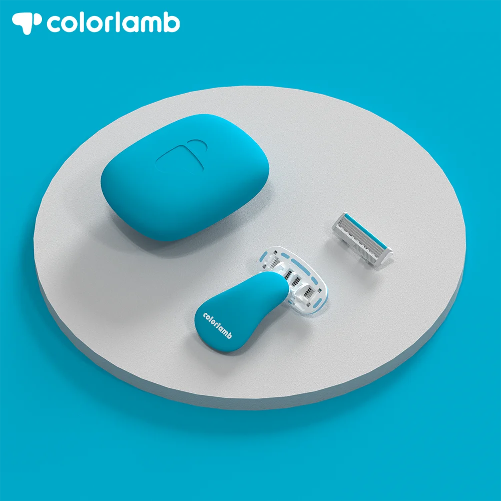 Colorlamb-Portable-Women-Razor-for-Travel-Face-Leg-Bikini-Body-Hair ...