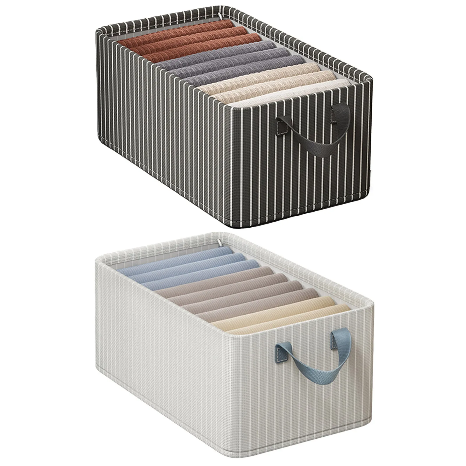 Foldable-Drawer-Clothes-Organizers-with-Handles-Storage-Boxes-for ...