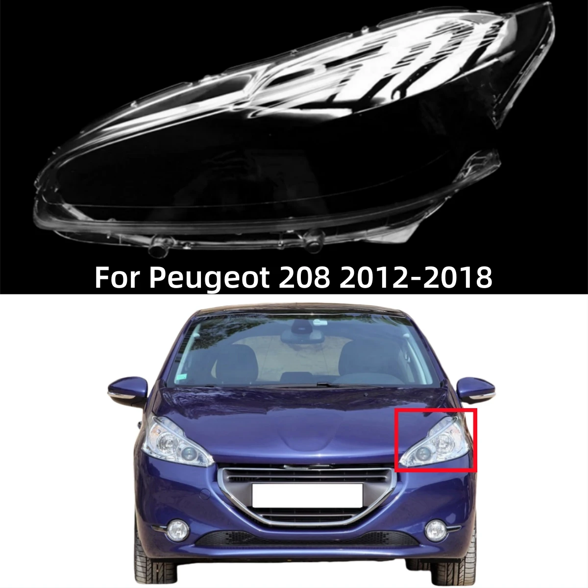 For Peugeot 208 2012 2013 2014 2015 2016 2017 2018 Accessory Cars Glass ...