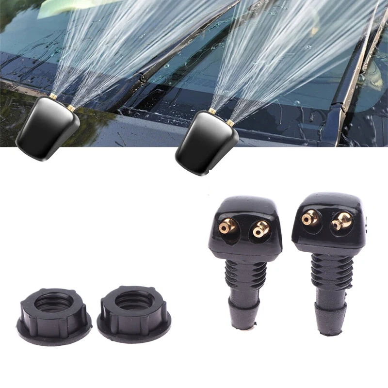 1-Set-Car-Dual-Holes-Windshield-Washer-Nozzle-Wiper-Water-Spray-Jet-Car ...