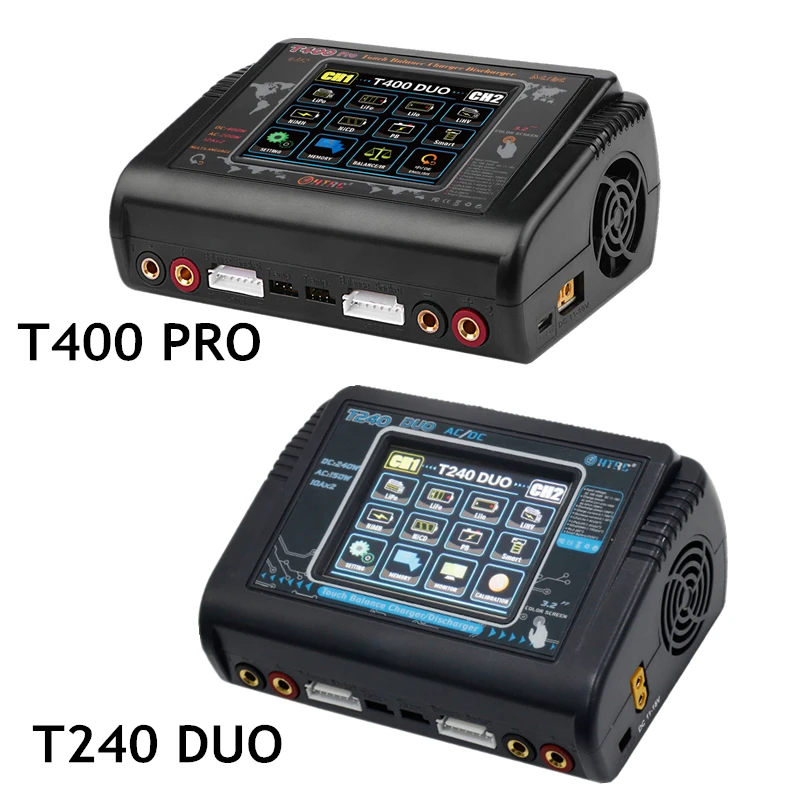 HTRC T400/T240 DUO RC 충전기, DC 400W/240W 방전기, LiPo LiHV LiFe Lilon NiCd ...