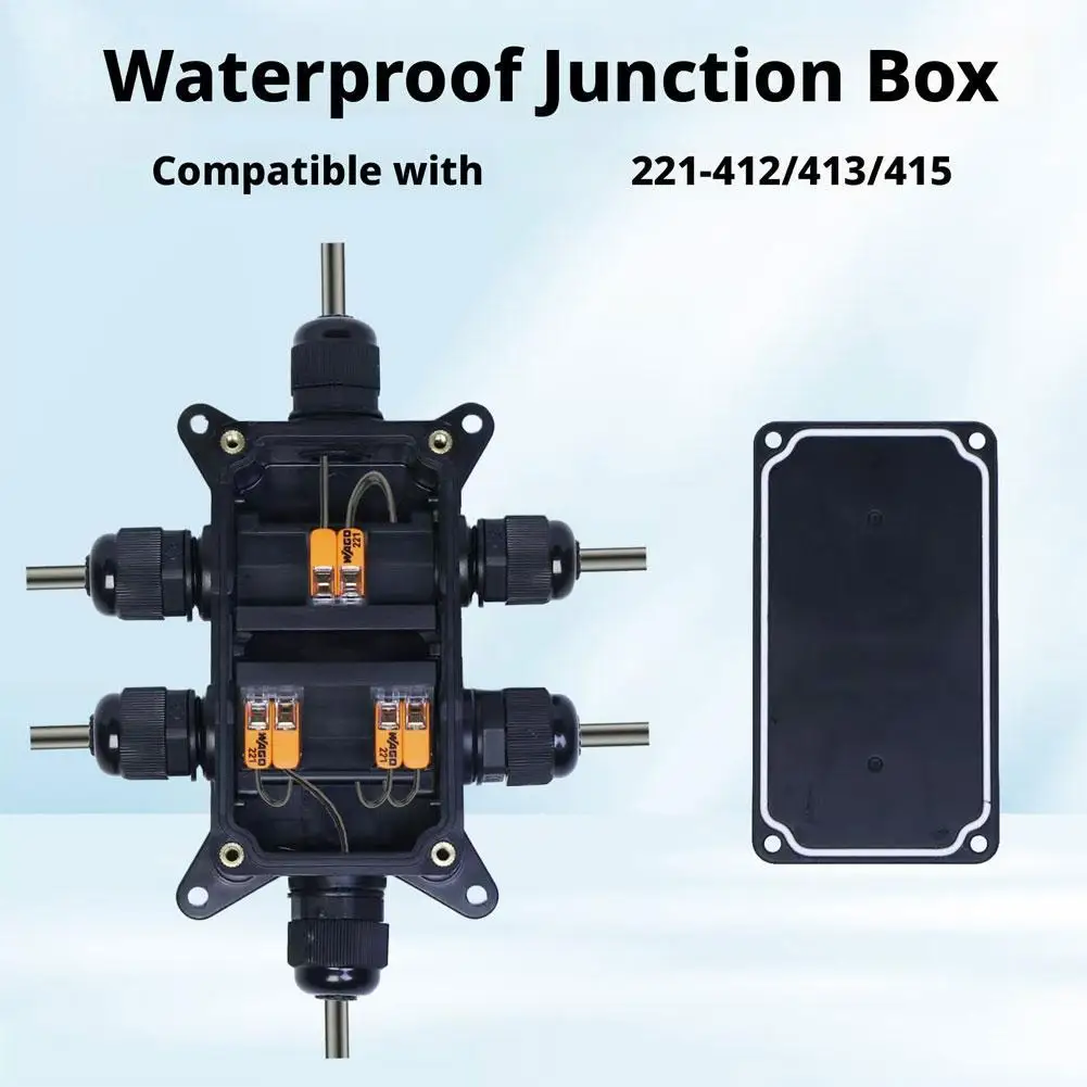 IP65 Waterproof Junction Box, Suitable for WAGO 221-412/413/415 ...
