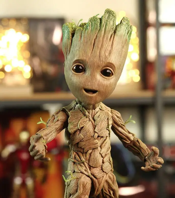 Marvel-Guardians-of-The-Galaxy-Groot-Cute-Baby-Tree-Man-Joints-Moveable ...