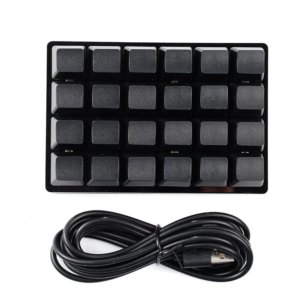 Programmable-Keypad-Keys-Custom-Macro-Mechanical-Keyboard-24-Keys ...