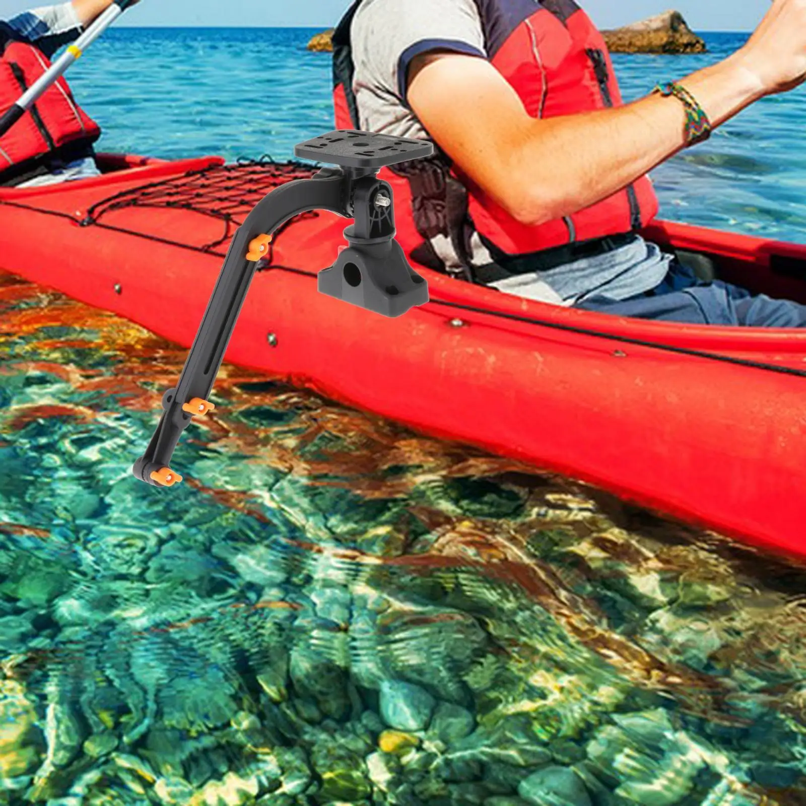 Fish-Finder-Mount-Fish-Finder-Base-Transducer-Mounting-Arm-Bracket-for ...