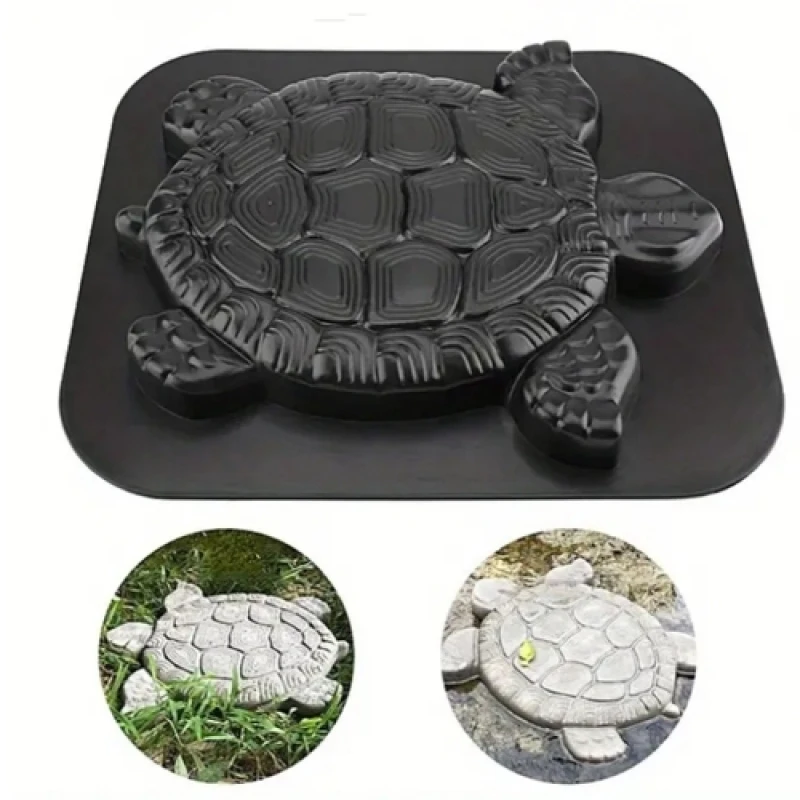 Garden-DIY-Path-Mold-Turtle-Cement-Molds-Colored-Bricks-Paving-Concrete ...
