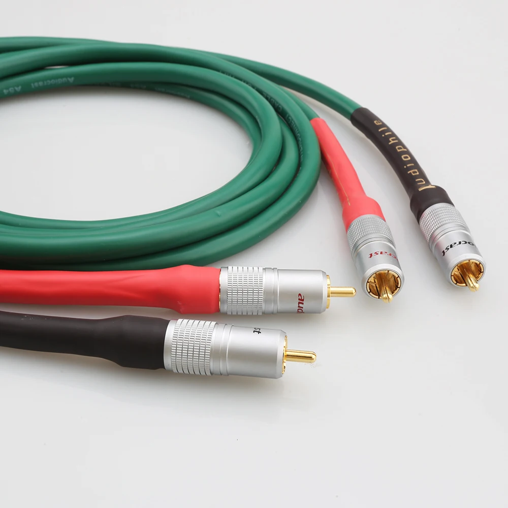 High-Quality-Hifi-Audio-A54-OFC-Silver-Plated-HiFi-Audio-cable-RCA ...