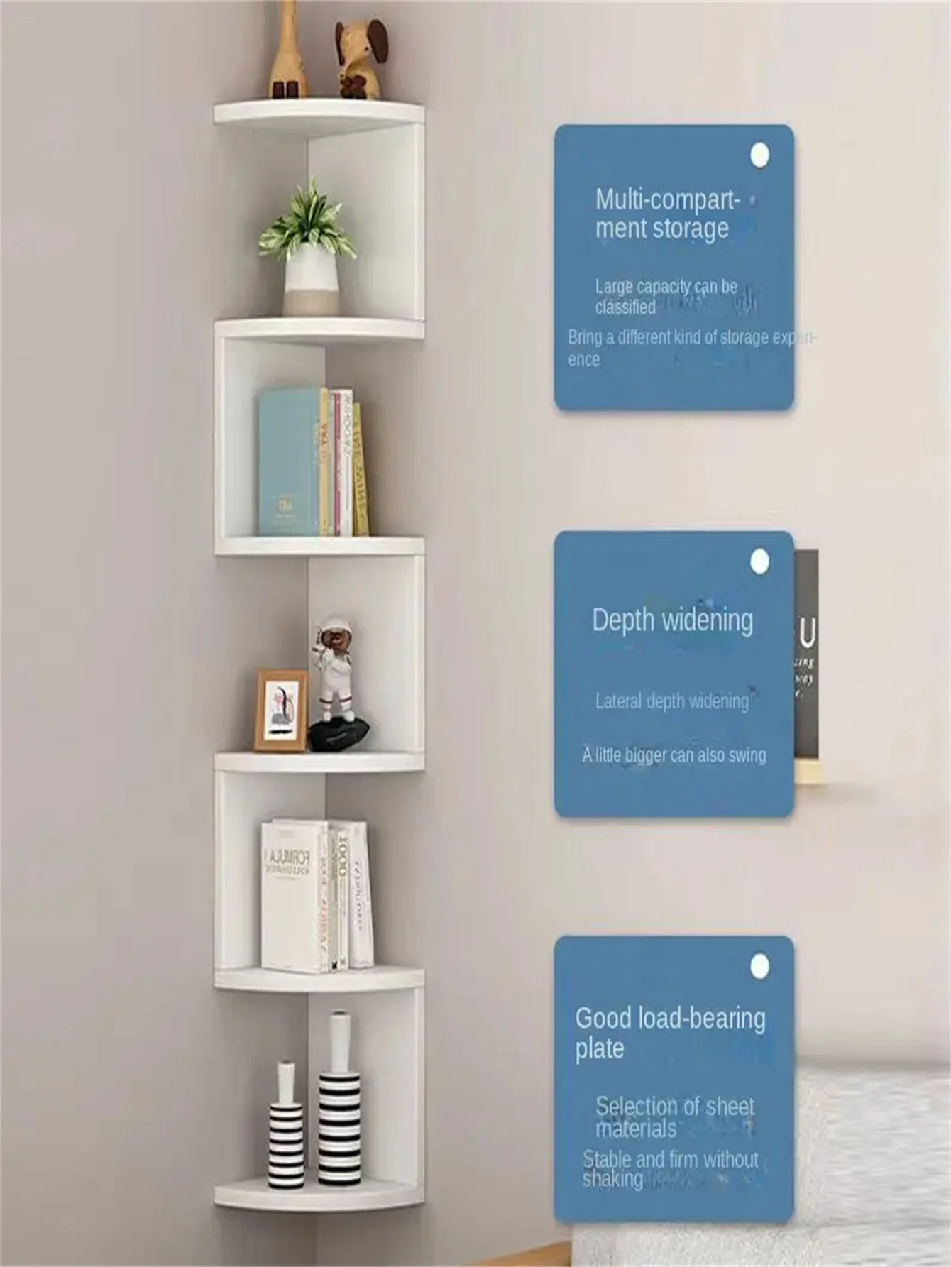 5-Layer Corner Shelf – Home Kitchen Basics