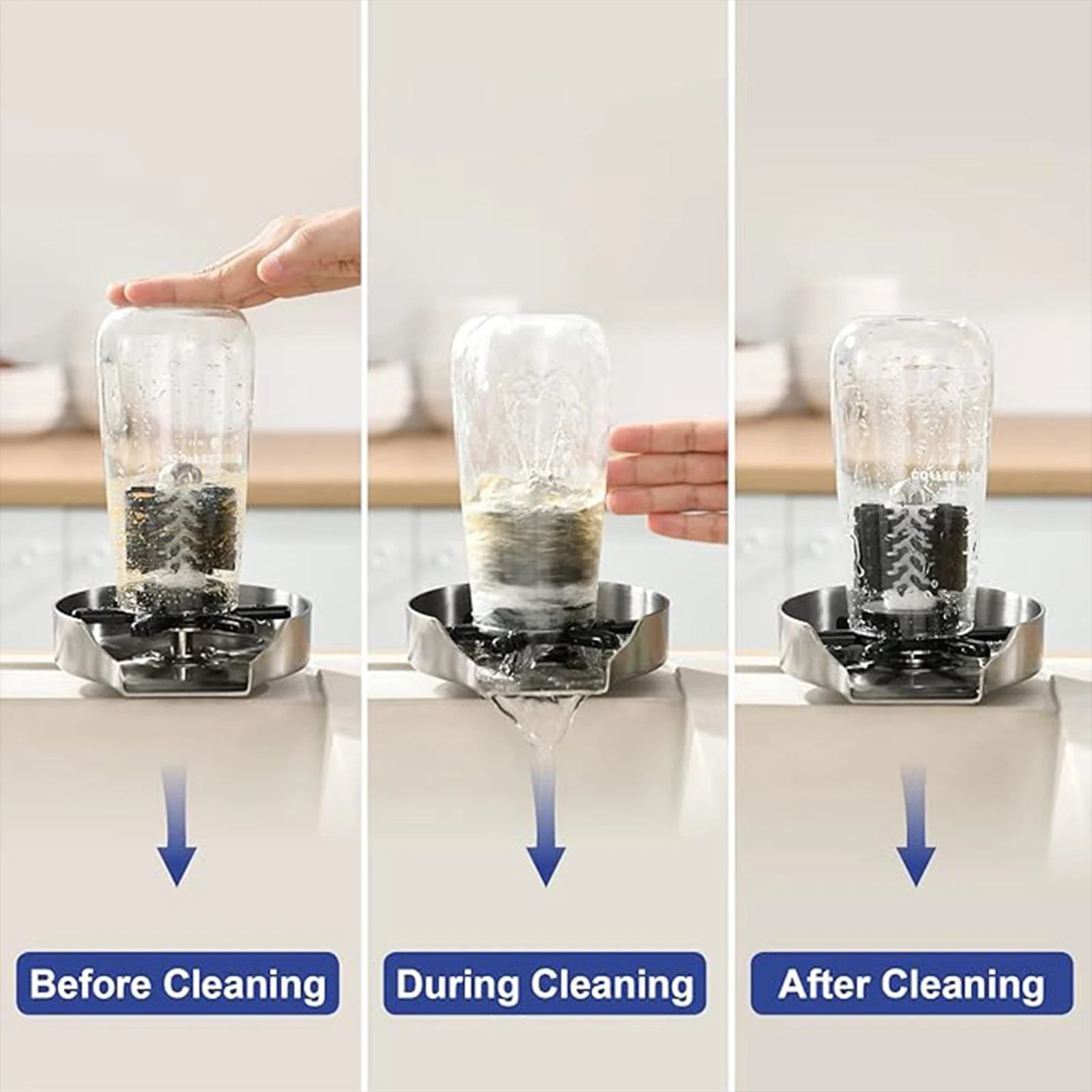 Glass-Rinser-Metal-Cup-Rinser-With-Brush-Self-cleaning-Rinser-Multi ...