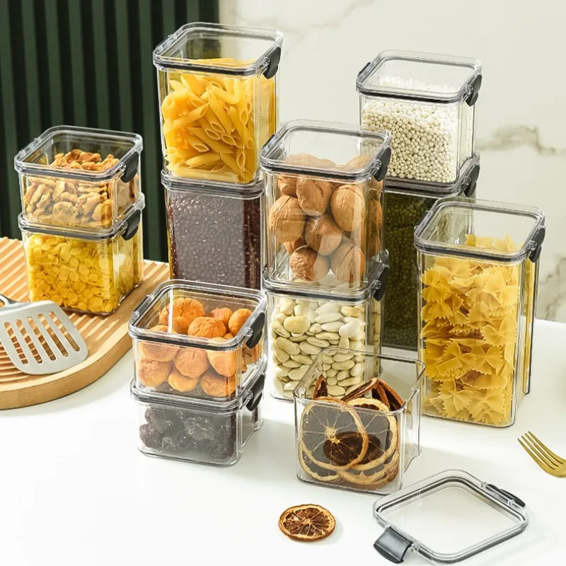 Kitchen-Multigrain-Snack-Sealed-Storage-Box-Dried-Fruit-Dried-Goods-Jar ...