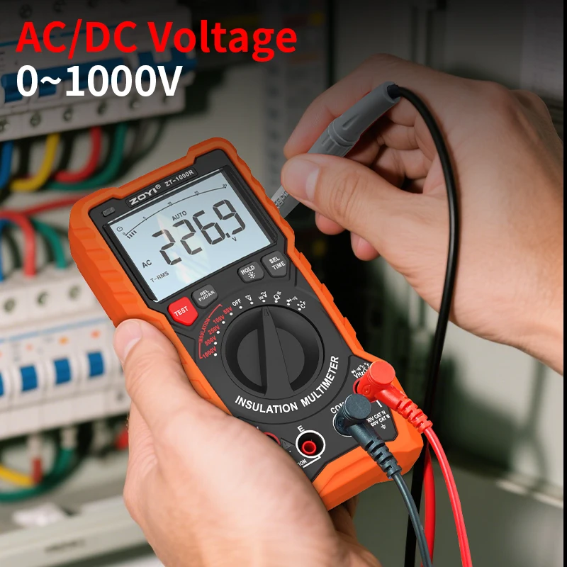 ZOYI Digital Multimeter 1000R High-Precision Multifunctional ...