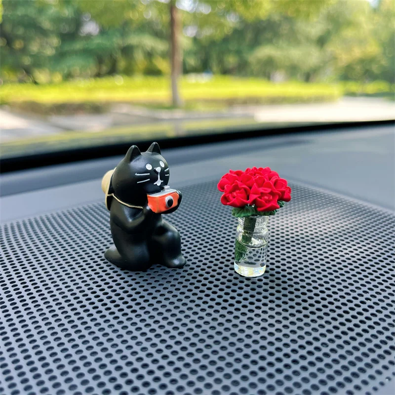 Cute-Anime-Car-Interior-Decoration-Photo-Kitten-Action-Figure-Auto ...