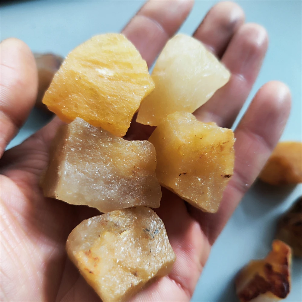 Natural-Yellow-Quartz-Crystal-Stone-for-Home-Decoration-Mineral ...
