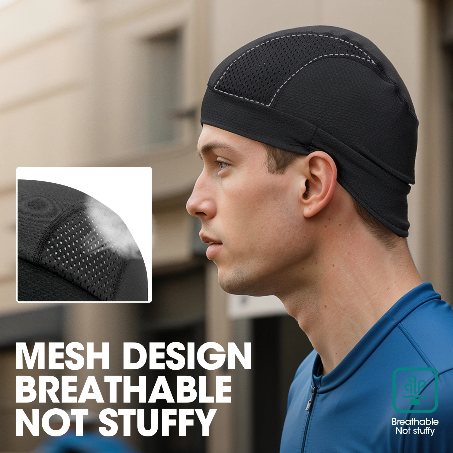 2-3pcs-Breathable-Skull-Cap-Breathable-Swallowtail-Riding-Hat-Sweat ...