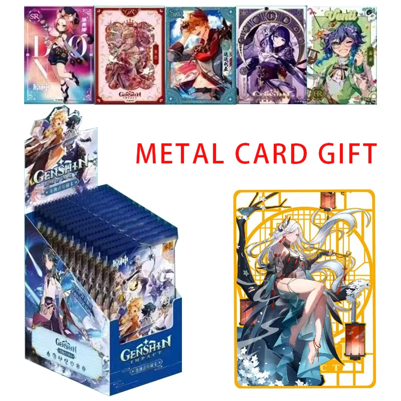 Genshin-Impact-Cards-Booster-Box-TCG-Anime-Game-Collection-Pack-Rare ...
