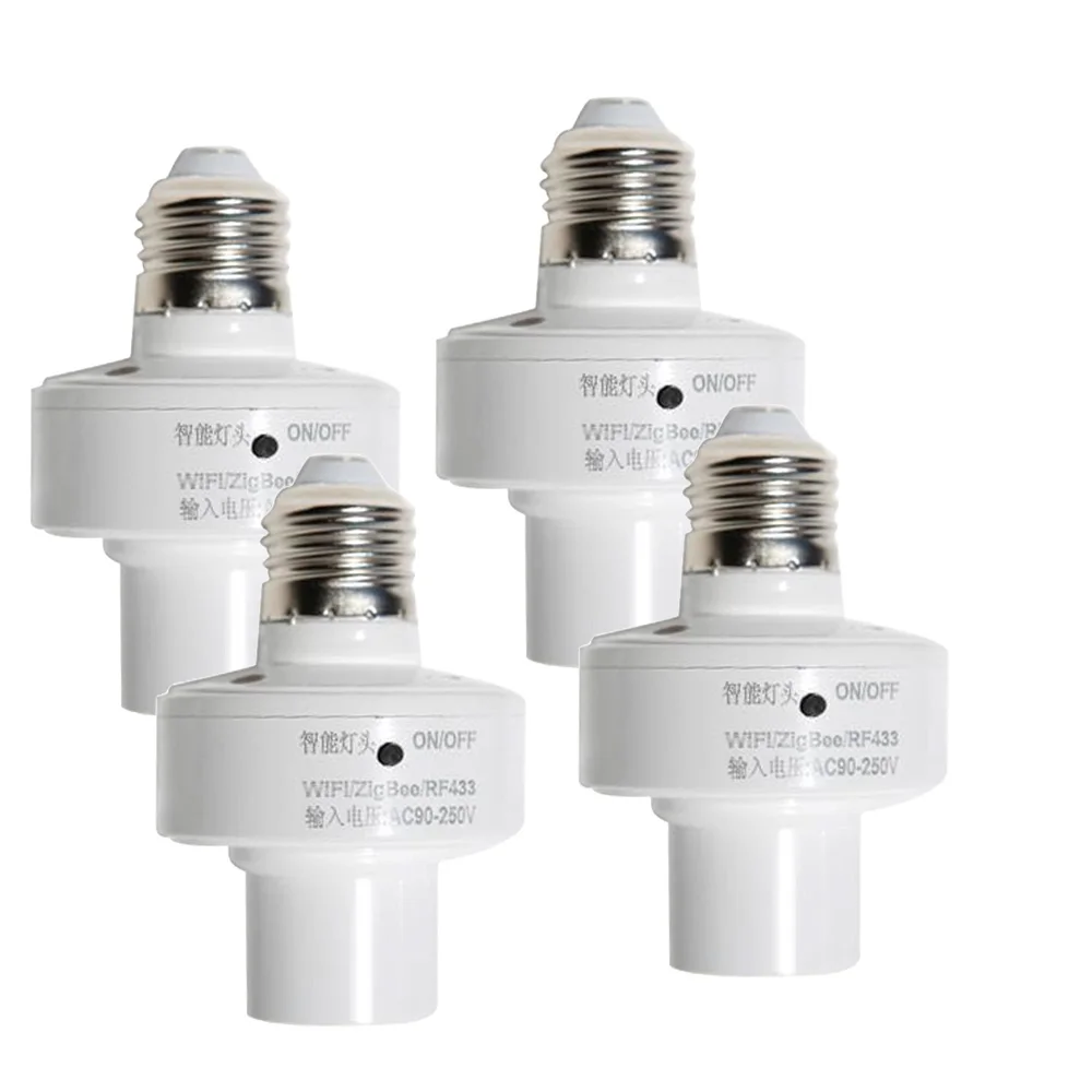 4-Pack-Smart-Light-Socket-WiFi-Light-Bulb-Adapter-App-Control-Smart ...