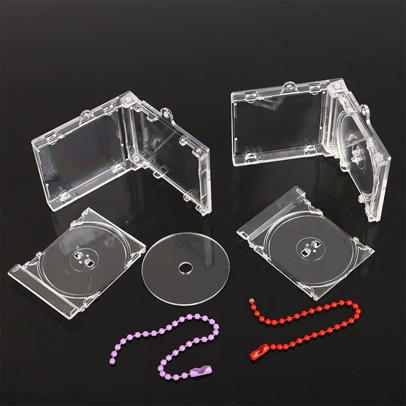 Llavero-con-Mini-estuche-de-CD-para-lbum-en-blanco-llavero-de ...