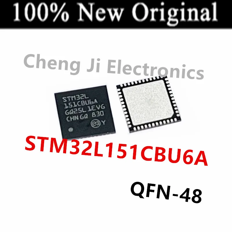 5PCS-Lot-STM32L151CBU6A-STM32L151CBU6ATR-STM32L151-QFN-48-New-original ...
