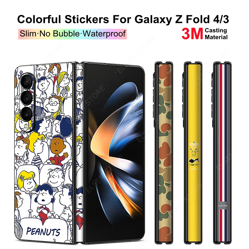 Colorful-Anti-Scratch-Back-Skin-Sticker-For-Samsung-Galaxy-Z-Fold-4-3 ...