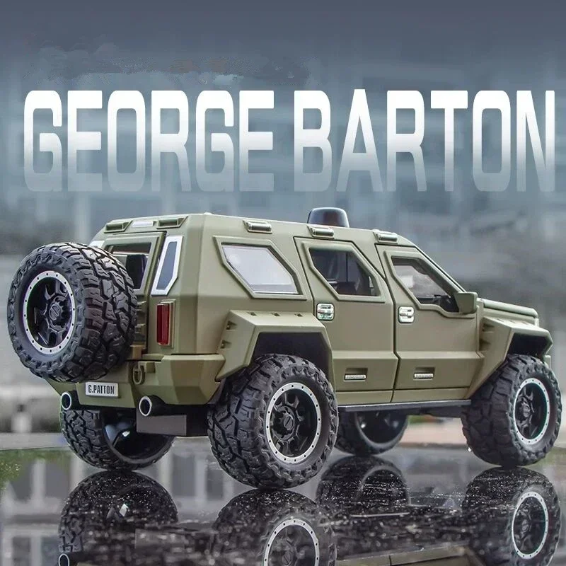 1-24-G-PATTON-Car-with-acousto-optic-Model-Alloy-Car-Die-Cast-Toy-Car ...