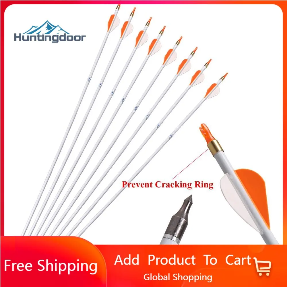 32 inch Spine 400 Carbon Arrows Archery Target Hunting Shooting Field ...