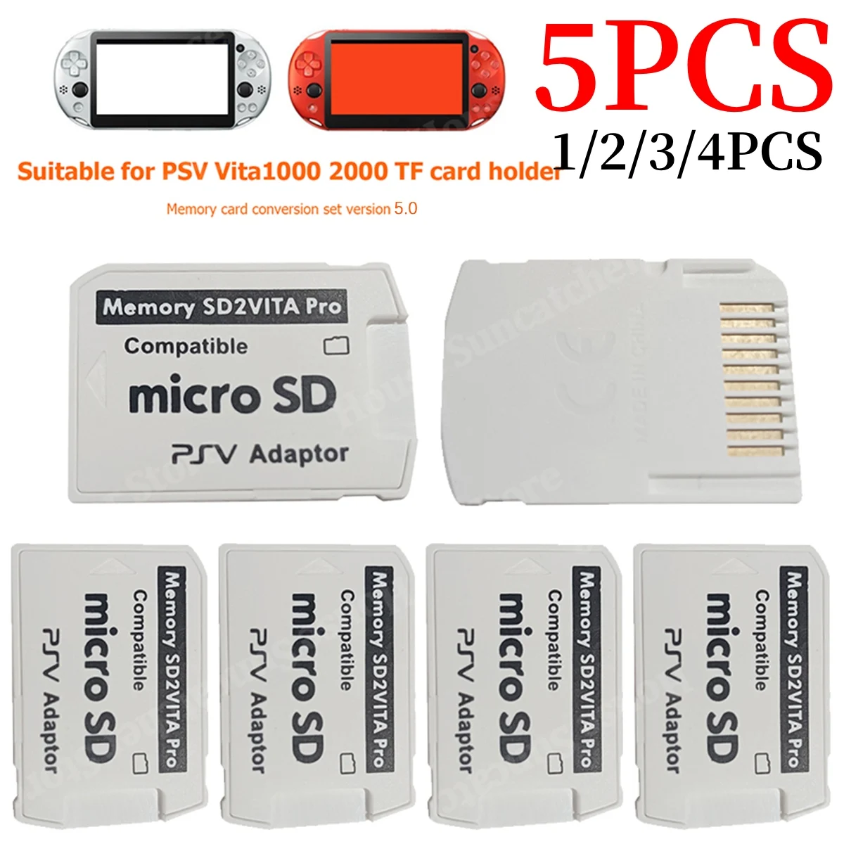 1-5PC-V5-0-PSVita-Memory-Micro-Card-Adapter-For-PS-Game-SD-Game-Card ...