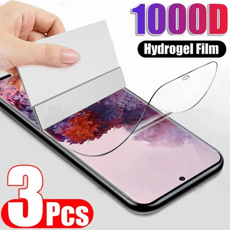 3PCS Hydrogel Film For Samsung Galaxy A52s 5G Screen Protector A54 A34 A24 A14 A13 A52 A53 A73 ...