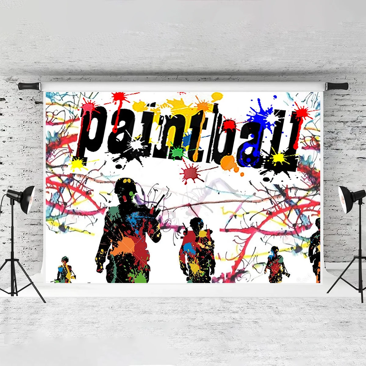 Paintball Party Clipart
